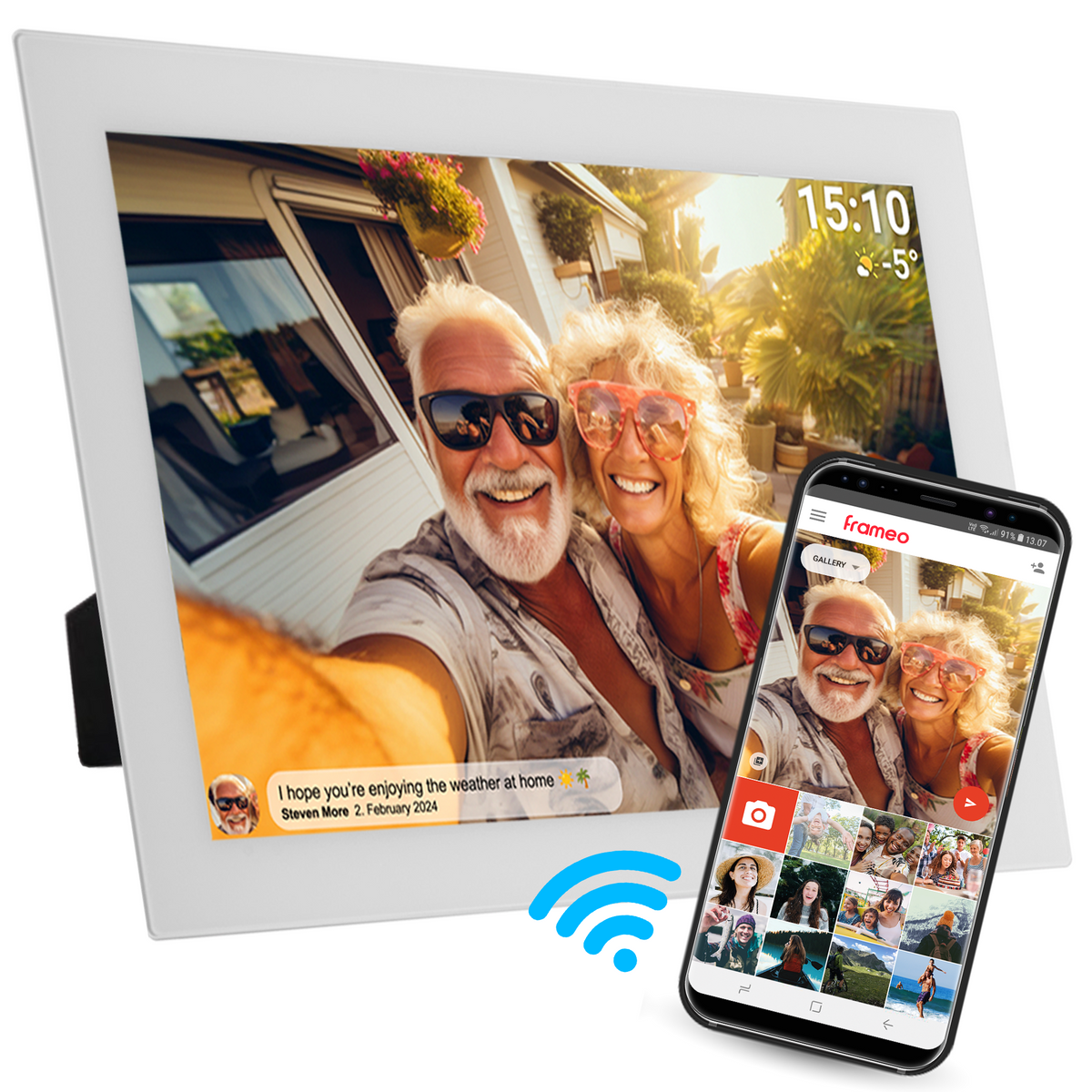 Witte fotolijsten — Denvershop