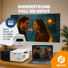 Denver Mini Beamer - Full HD 1920*1080 - 30 ANSI Lumen - Projector - H ...