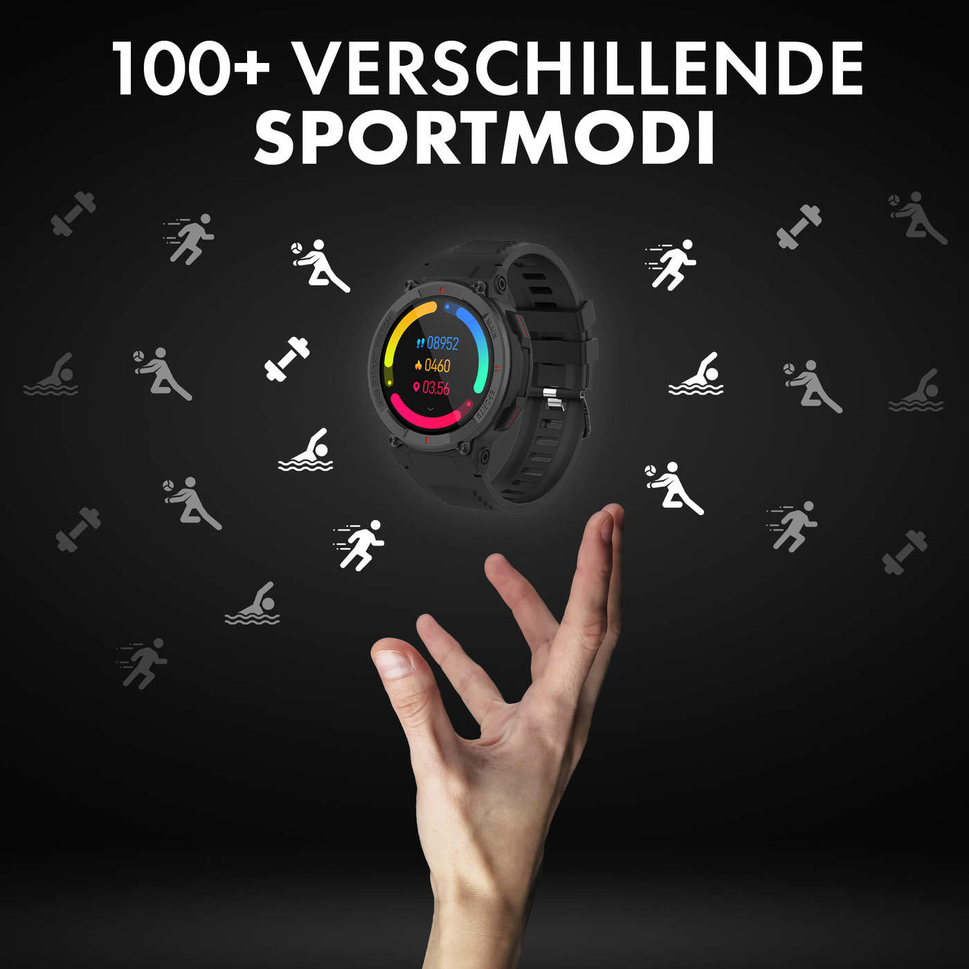 Denver Smartwatch - Android iOS - GPS - Volledige Belfunctie - Sportho ...
